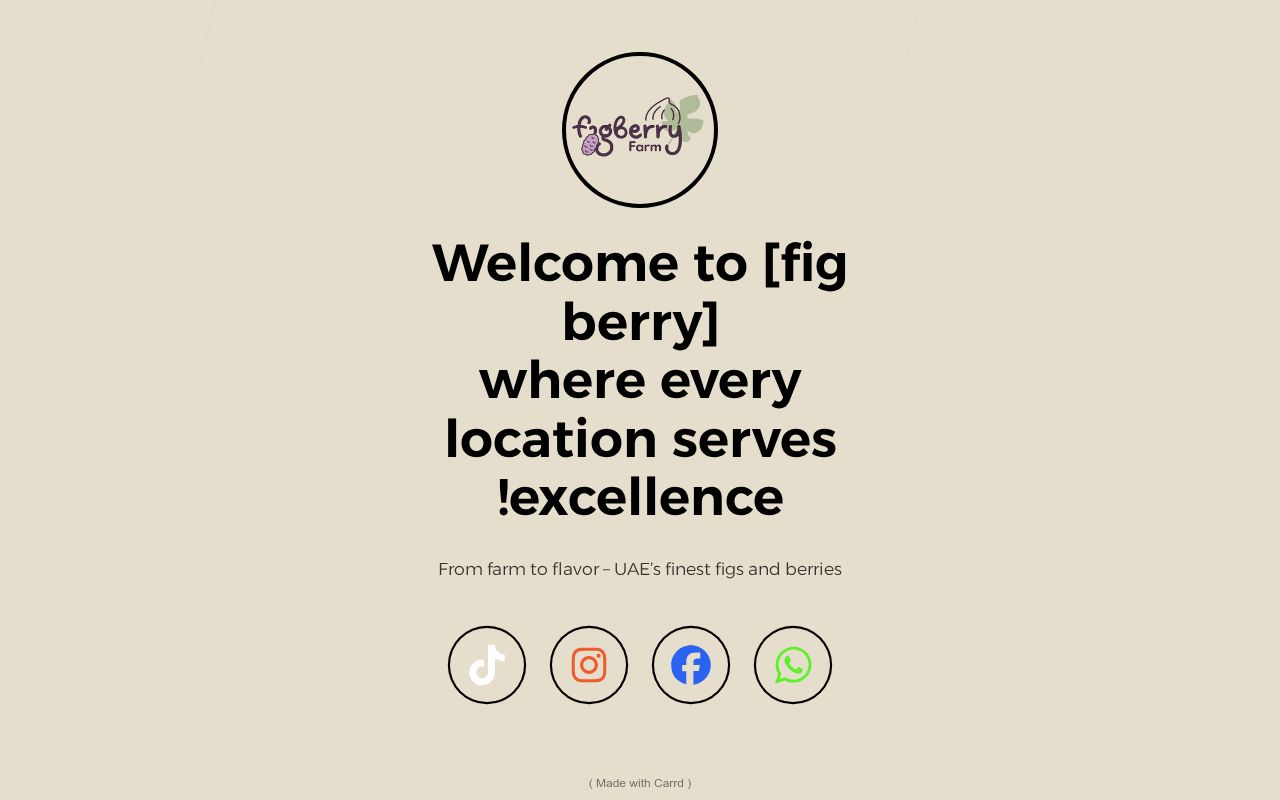 Fig and mulberry farm